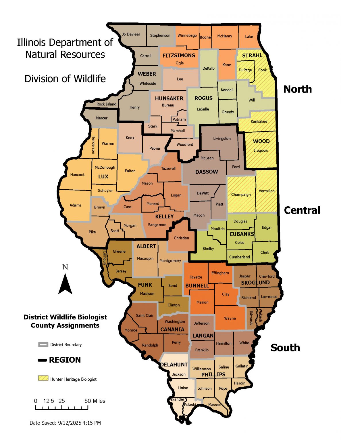 IDNR District Wildlife Biologists | Wildlife Illinois